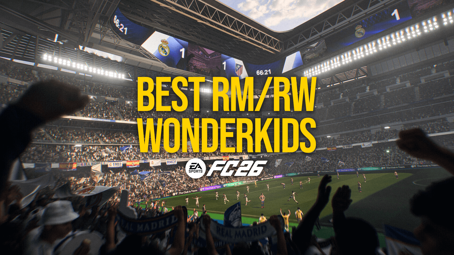EA FC 26 Best RM/RW Wonderkids & Youth Players for Career Mode